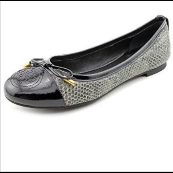 Tory Burch | Shoes | Tory Burch Verbena Smoke Roccia Ballet Flats ...